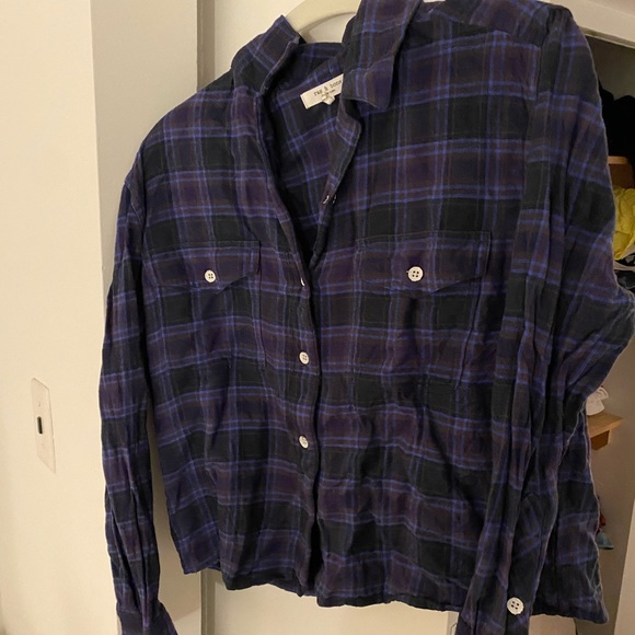 rag & bone | Tops | Rag Bone Flannel Shirt | Poshmark